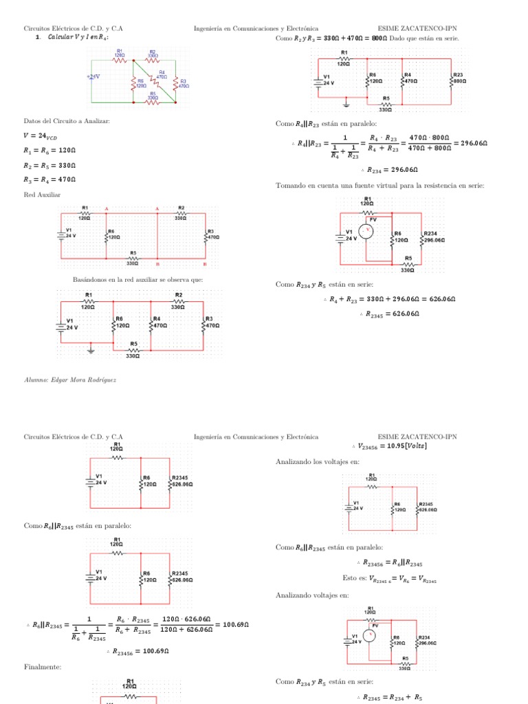 Análisis de Circuitos Eléctricos C.D. y C.A. | PDF | Inductor ...