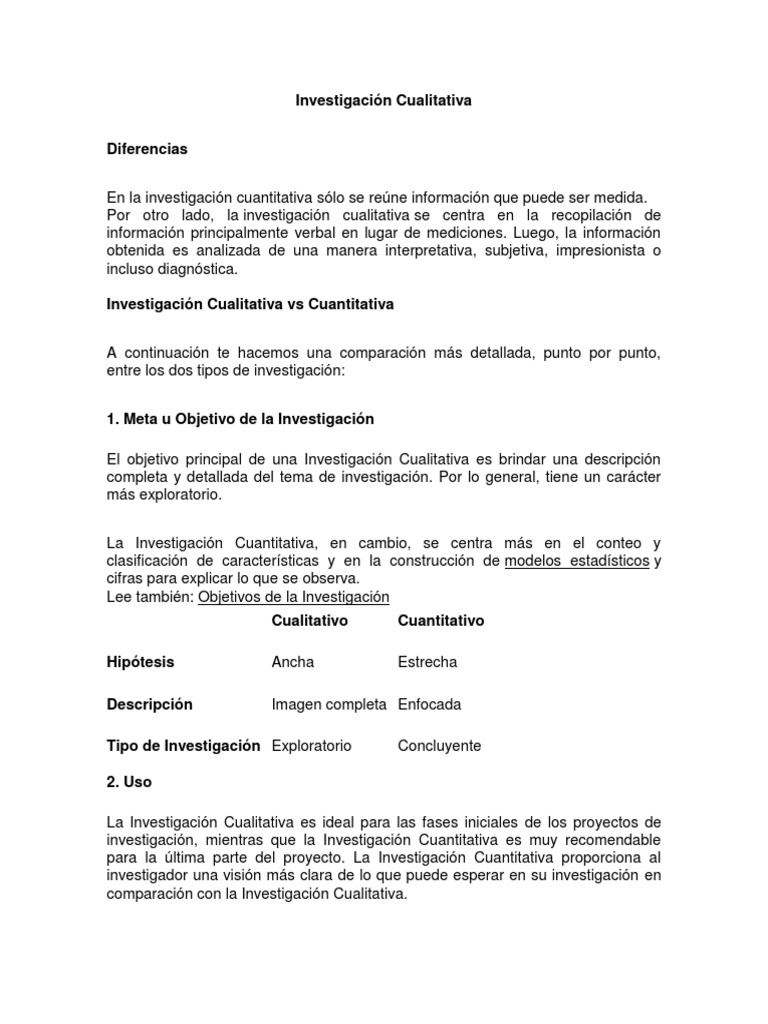 Investigación Cualitativa | PDF | Investigación cualitativa | Caso de ...