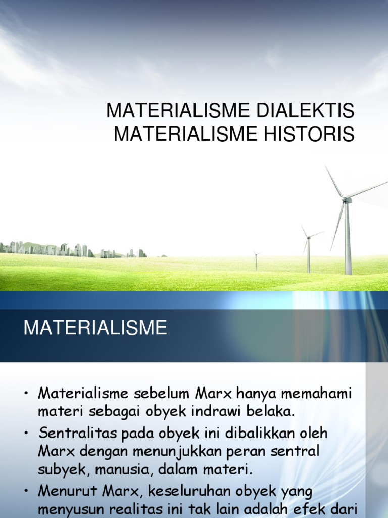 14 Materialisme Historis | PDF