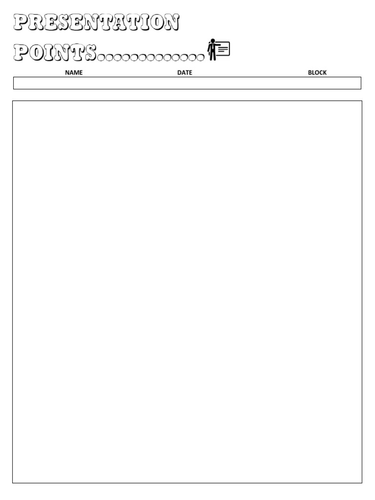 Presentation Points | PDF