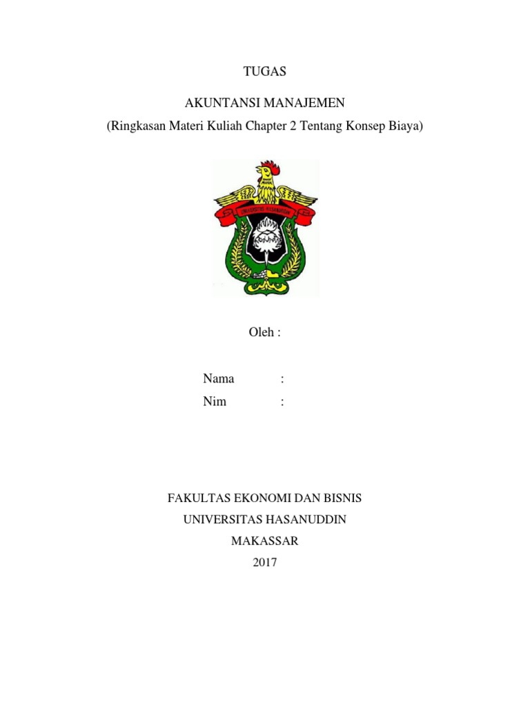 RMK Chapter 2 Akuntansi Manajemen | PDF