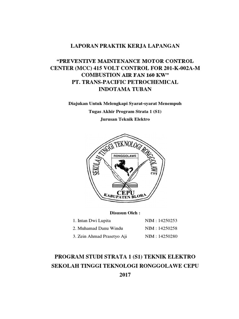 Laporan PKL Tppi New Bismillah 1 | PDF