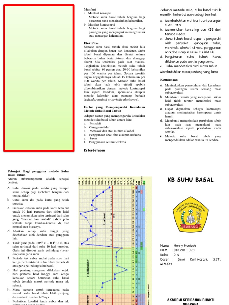 Leaflet KB Suhu Basal | PDF
