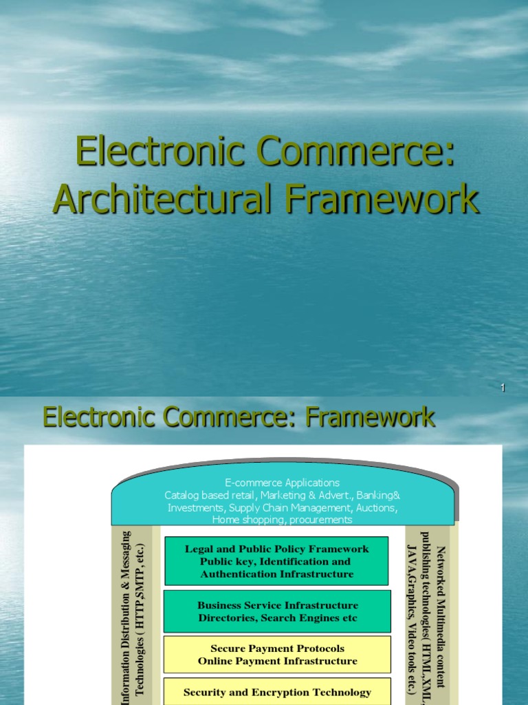 Electronic Commerce: Architectural Framework | PDF | Internet ...
