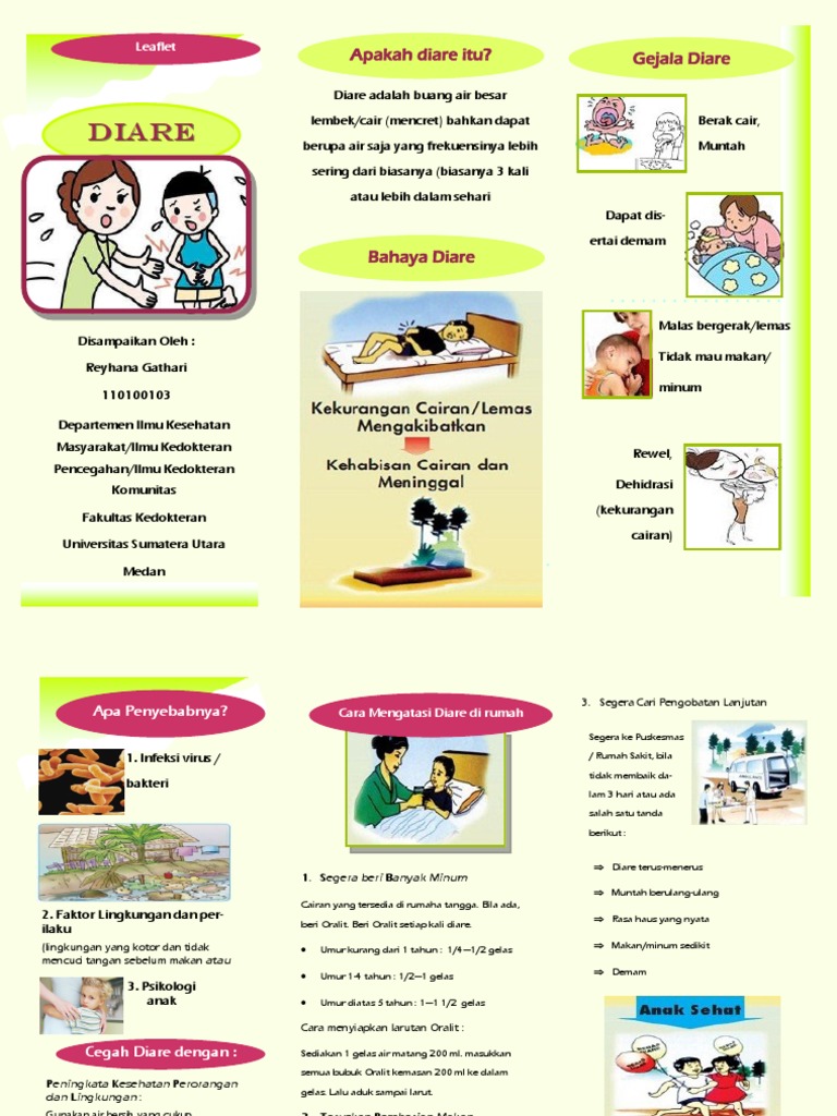 Leaflet Diare | PDF
