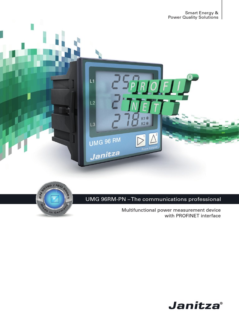 Janitza Umg96rm PN en | PDF | Ac Power | Computer Engineering