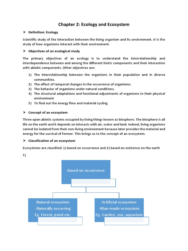 Ecology And Ecosystem Pdf Food Web Biomass Ecology