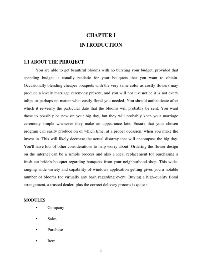 FLOWER SHOP MANAGEMENT SYSTEM Full | PDF | Relational Database ...
