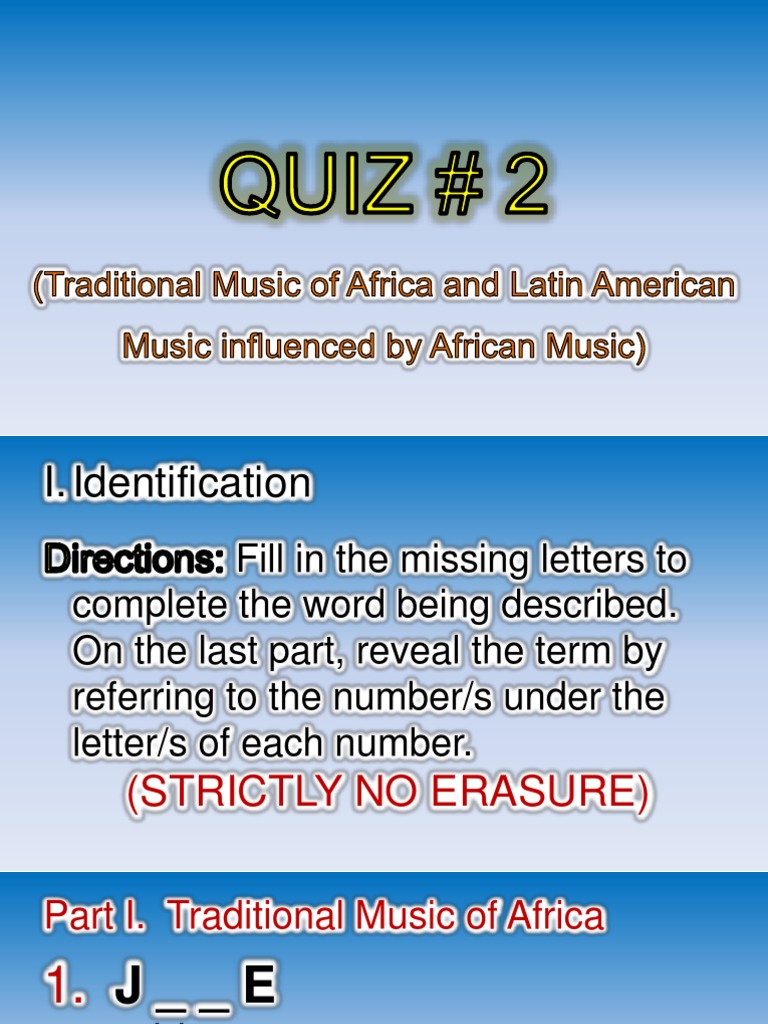 QUIZ # 2 in Music - 2nd QTR | PDF | Reggae | Dances