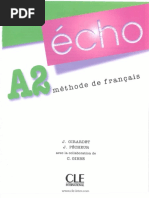 Écho - A1 Méthode de Français | PDF