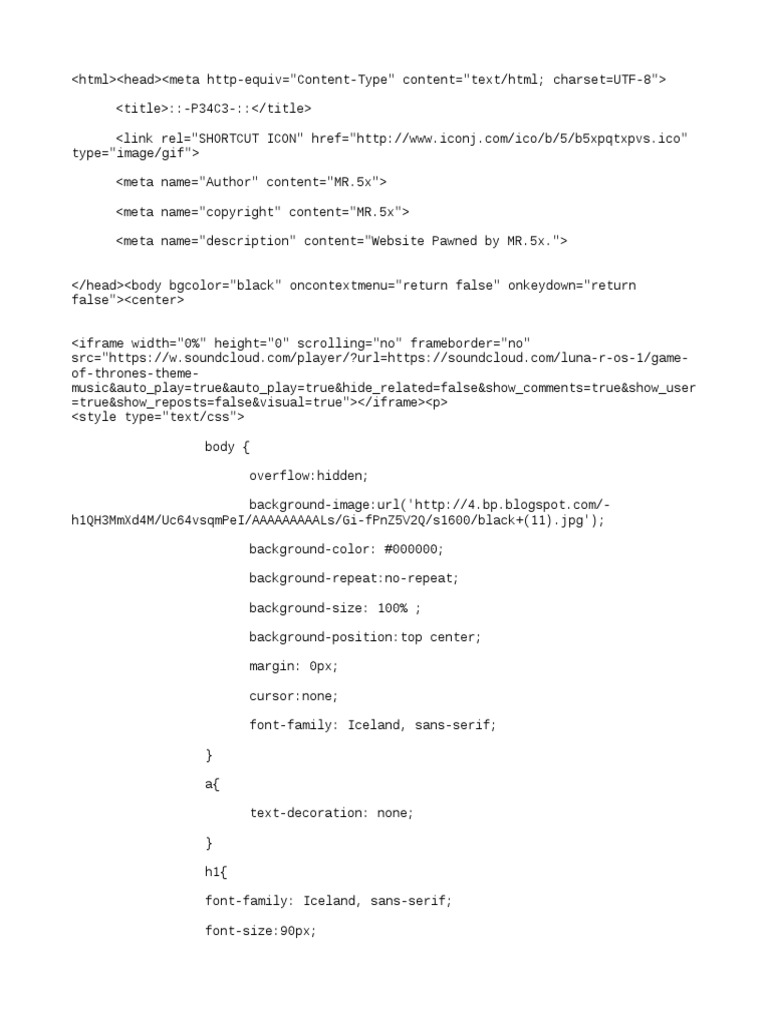 Scrip Deface MR.5x | PDF | Web Development | Software Development