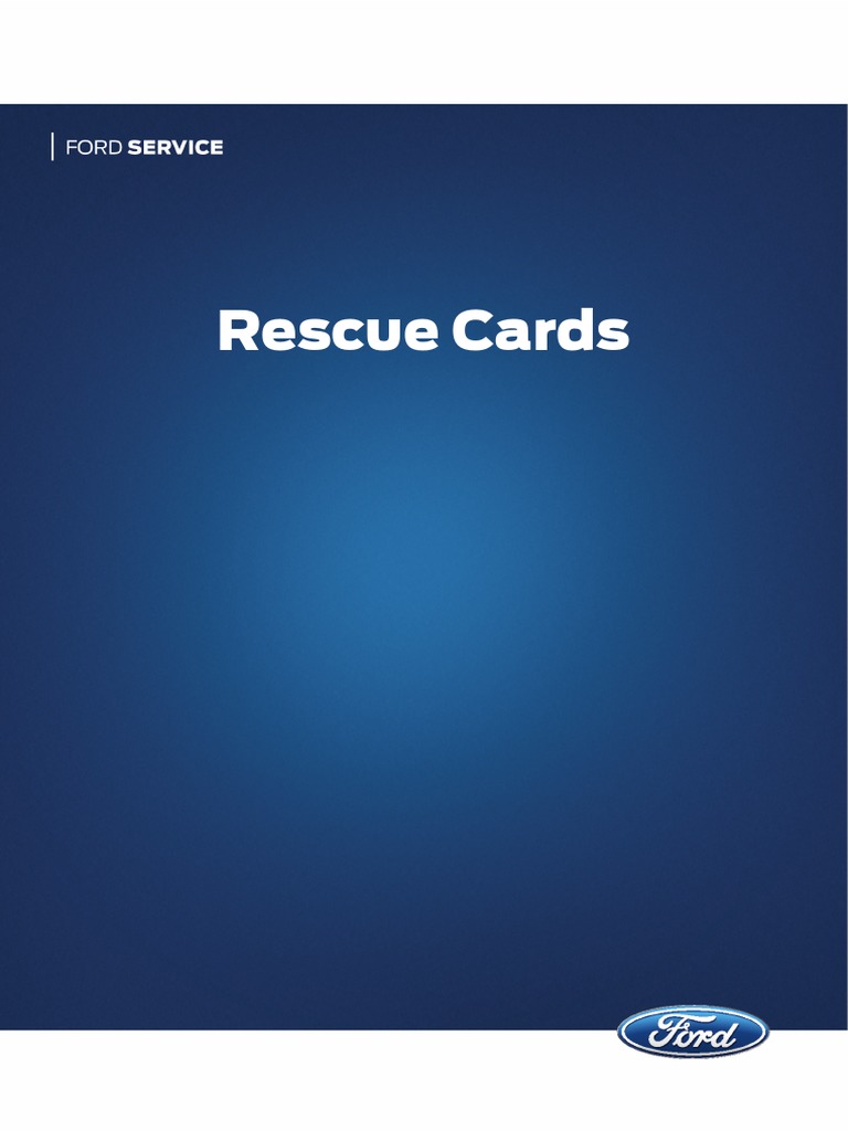 Rescue Cards | PDF | High Voltage | Airbag