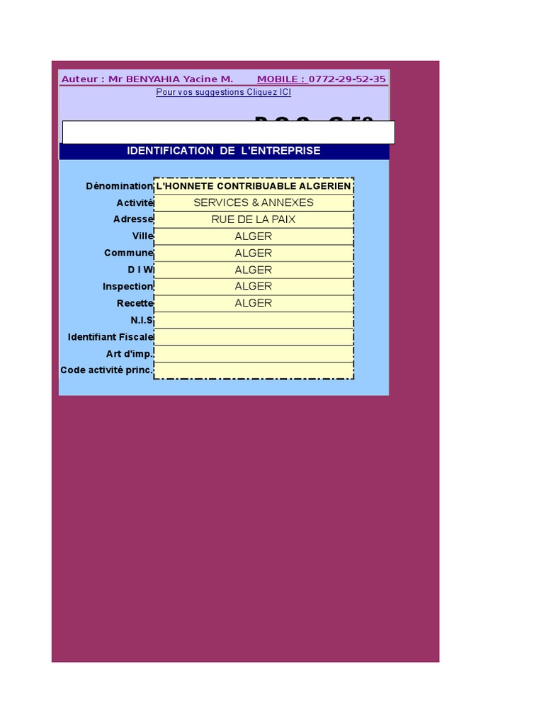 2017 - 02 - 14 - Formulaire - G50 - LF 2017 - Revue | PDF | Taxe sur la ...