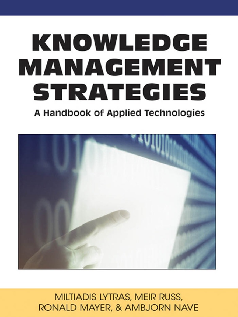 Knowledge Management Strategies A Handbook of Applied Technologies PDF ...