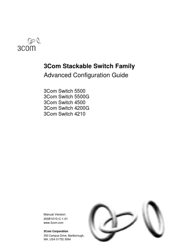 3com Stackable Switch Advanced Config Guide | PDF | Network Switch | Command Line Interface
