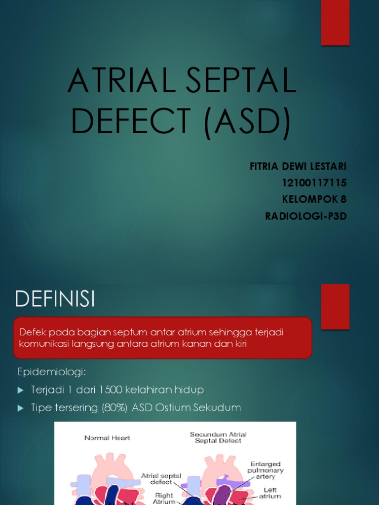 Definisi dan Klasifikasi ASD Jantung | PDF