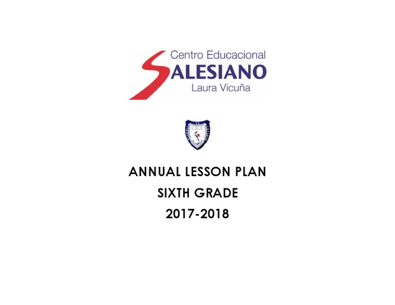 Sixth Grade Annual Lesson Plan 2017-2018 | PDF