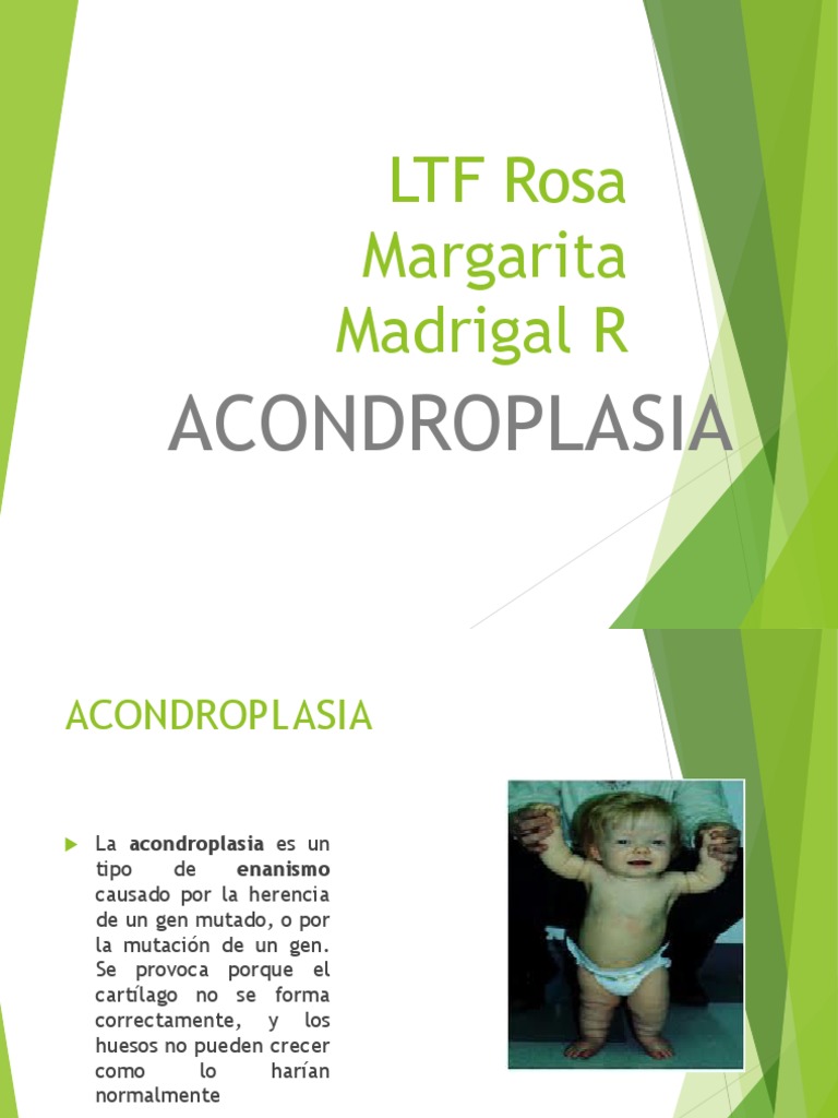 ACONDROPLASIA | PDF | Enfermedades y trastornos | Enfermedades y ...