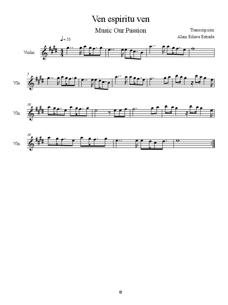 Ven Espíritu Ven | PDF