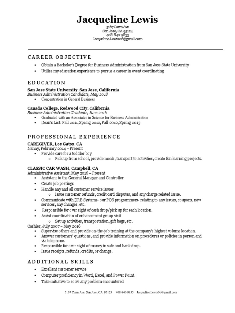 Final Resume | PDF | Business