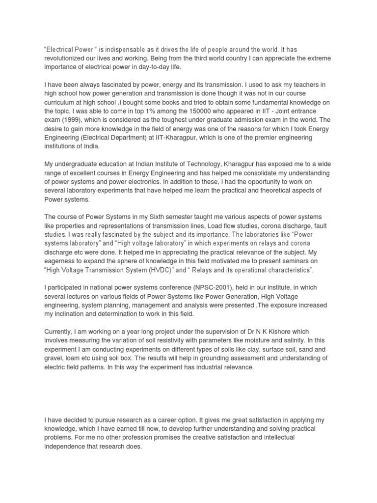 Electrical Power Sop | Download Free PDF | Electric Power System ...