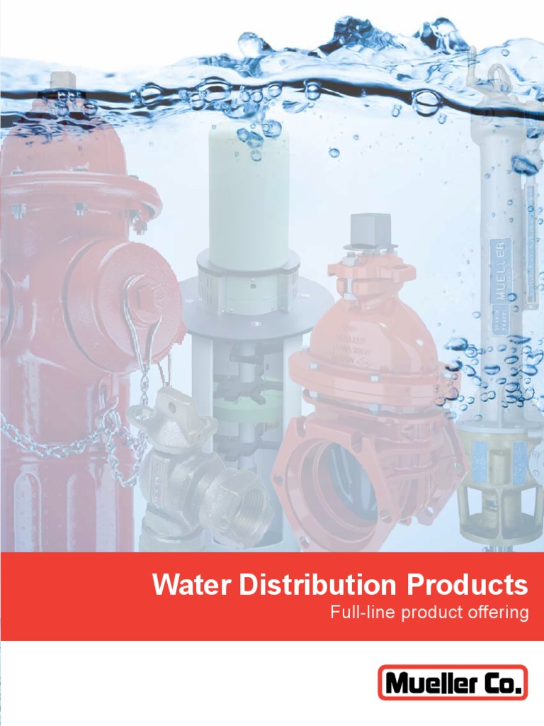 Mueller Water Distribution Products Brochure | PDF | Valve | Pipe ...
