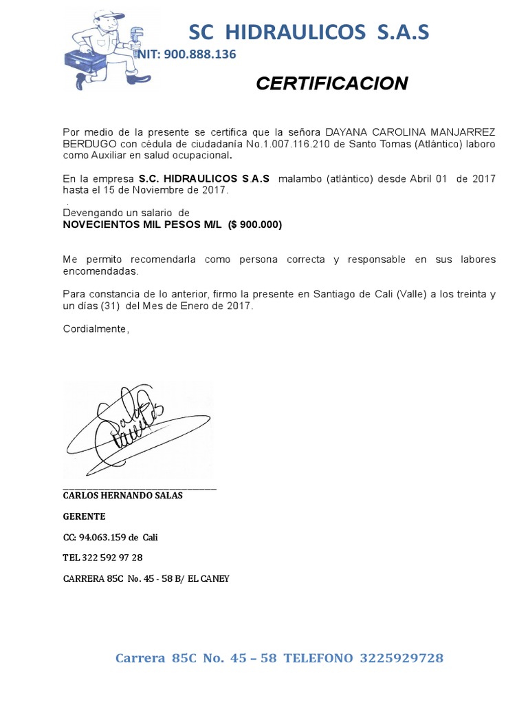 Carta Laboral | PDF