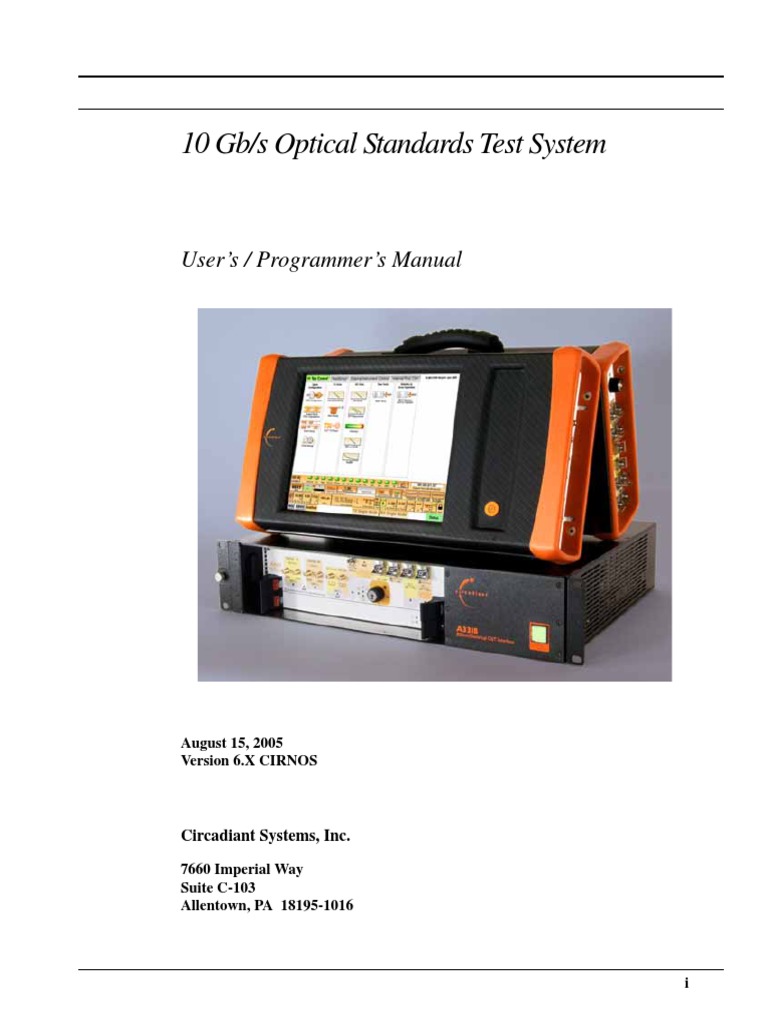 OST User Manual | PDF | Optical Fiber | Light Emitting Diode