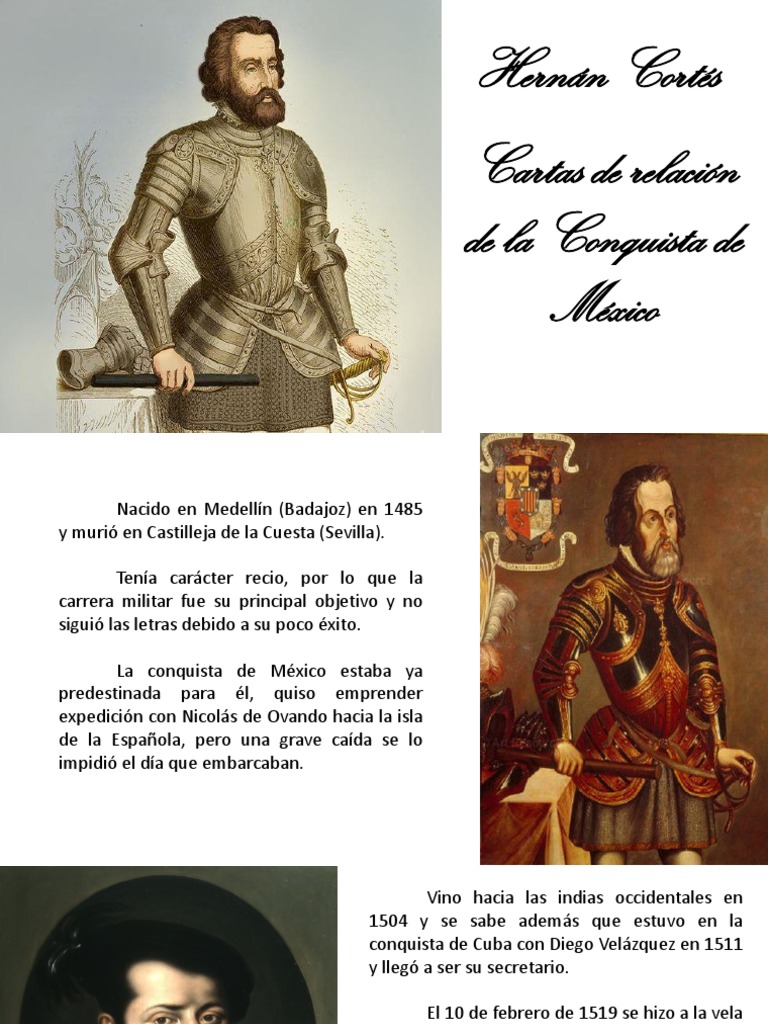 Cartas de Relación | PDF | Hernán Cortés | Colonización española de las ...
