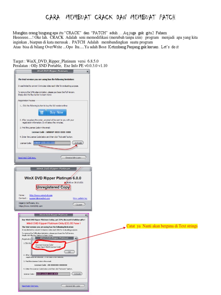 Cara Membuat Crack Dan Membuat Patch | PDF