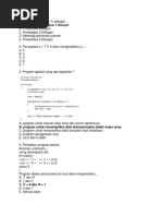 Soal Pilihan Ganda Pemrograman Python | PDF