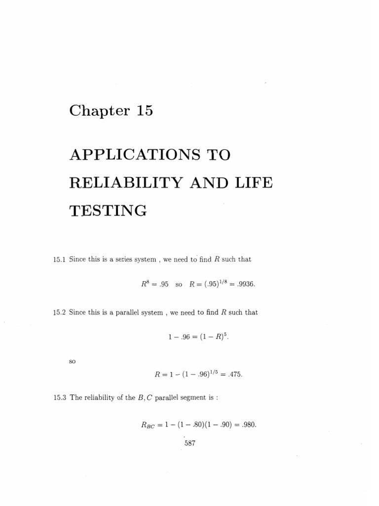 Miller & Freunds Probability and Statistics For Engineers 7th Ch15 ...