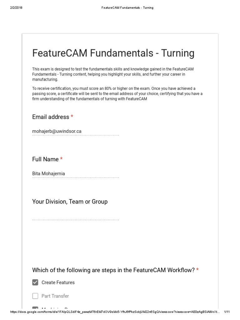 FeatureCAM Fundamentals - Turning PDF | PDF | Machining | Computing And Information Technology