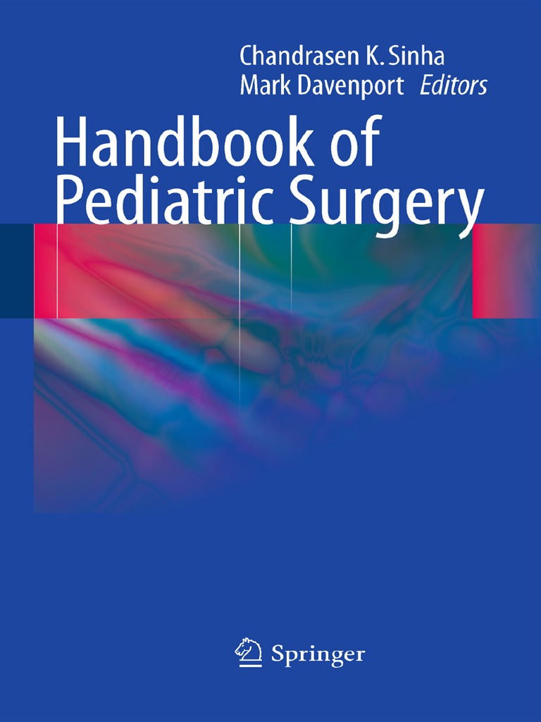 Handbook of Pediatric Surgery 2010 | PDF | Saline (Medicine) | Dehydration
