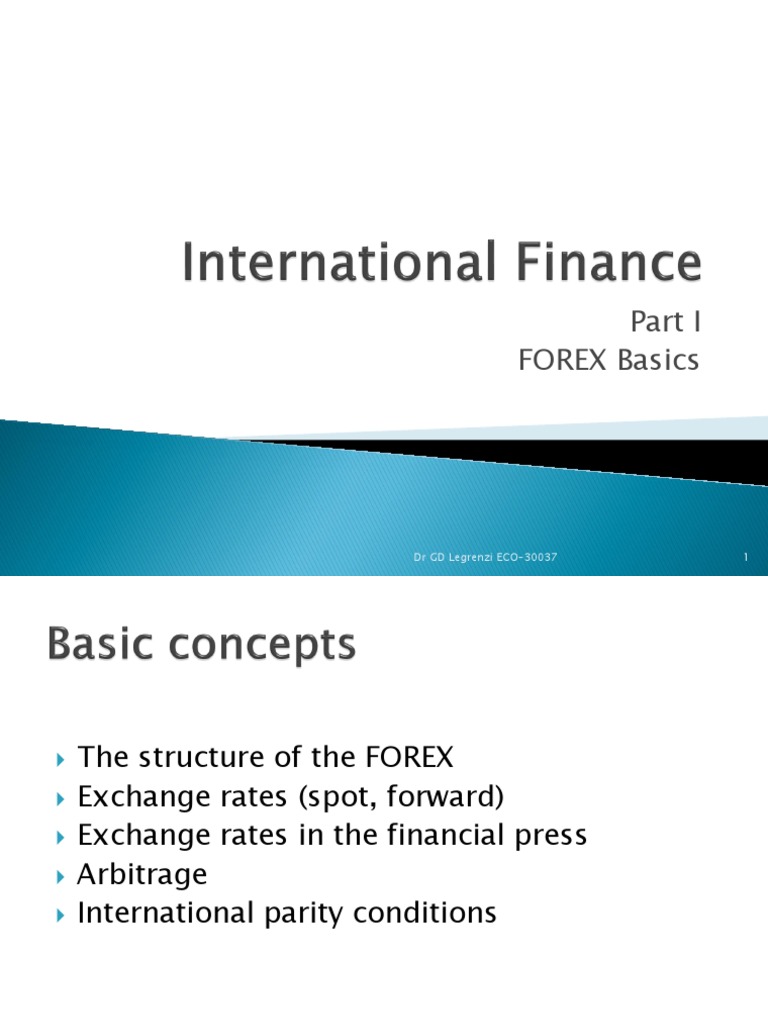 International Finance Part I and II-2 | PDF | Foreign Exchange Market ...
