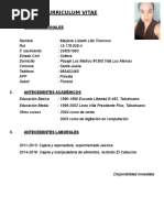 CURRICULUM VITAE BASICO Paola | PDF | Ciencias sociales | Derecho