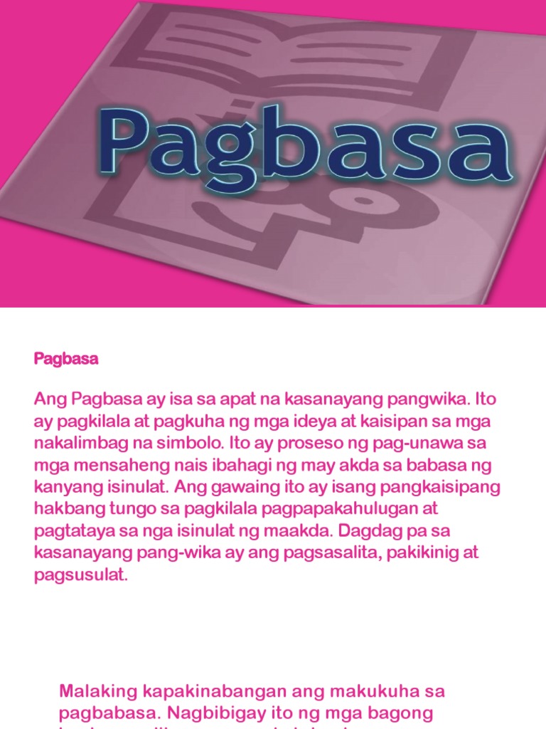 Pagbasa | PDF