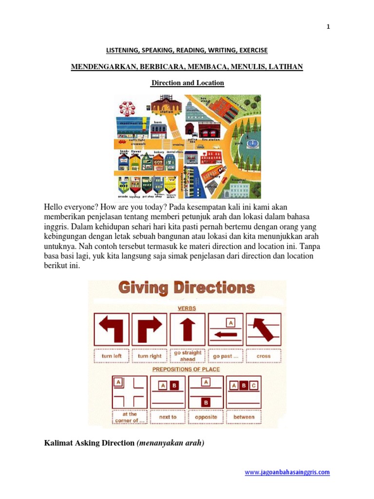 Materi Direction and Location | PDF