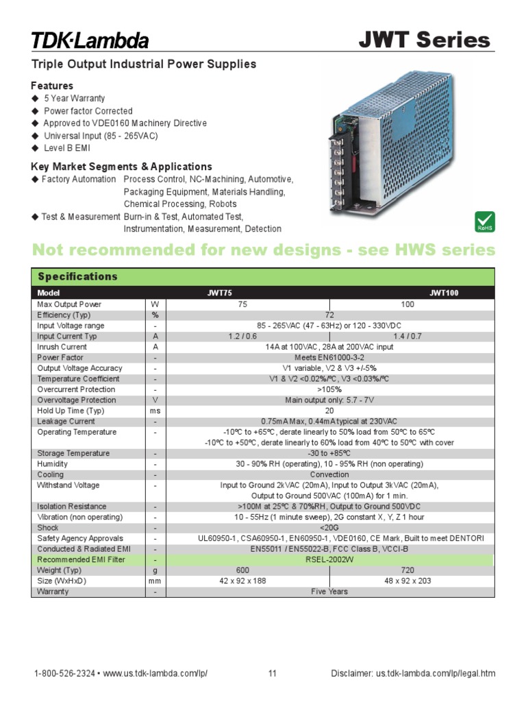 JWT | PDF | Power Supply | Automation