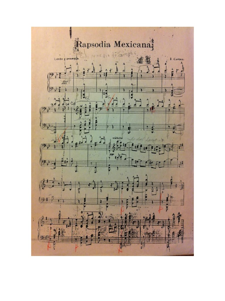 Rapsodia Mexicana | PDF | Entretenimiento (general)