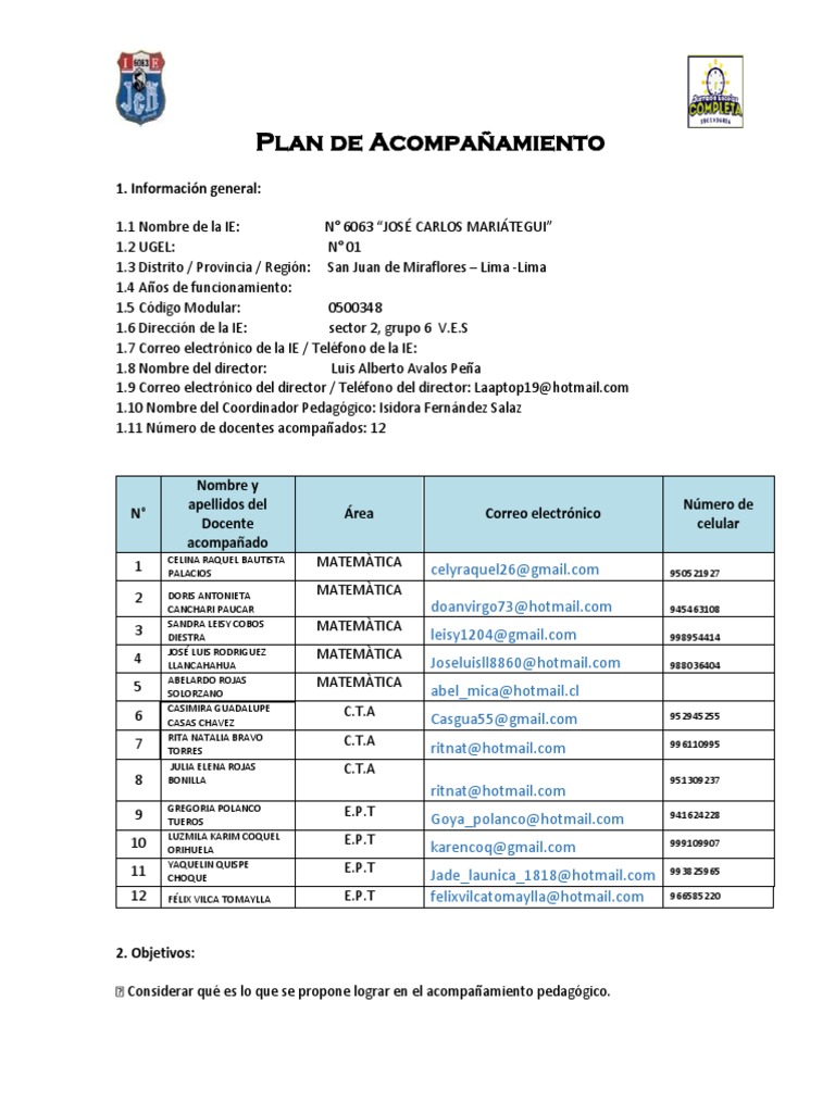Esquema Plan de Acompañamiento (INCOMPLETO) (Isidora Fernandez Salas ...
