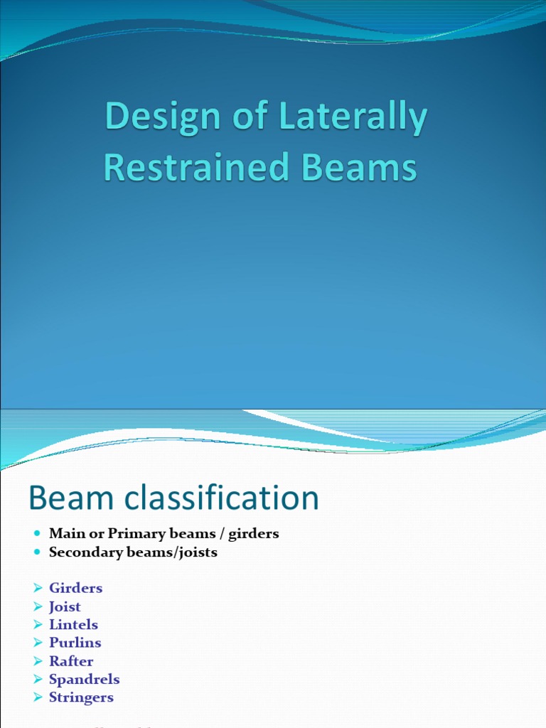Design of Beams | PDF | Beam (Structure) | Bending