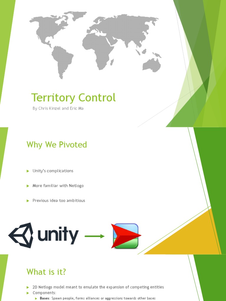 Territory Control: by Chris Kinzel and Eric Ma | PDF