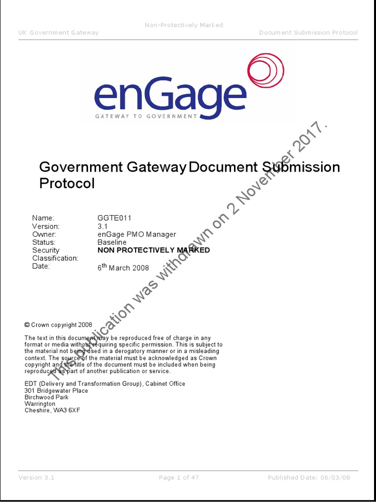 GatewayDocumentSubmissionProtocol V3.1 | PDF | Authentication ...
