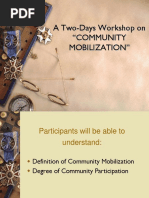 Community Mobilization for Empowerment | PDF | Community | Empowerment