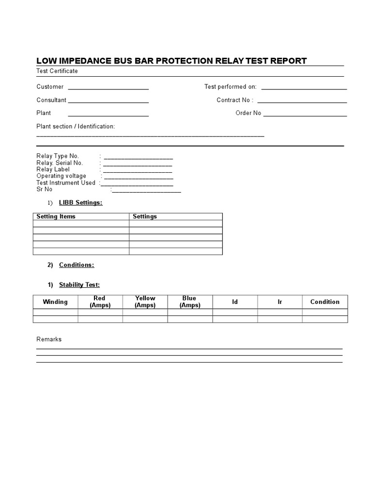 Libb Relay Test Report | PDF