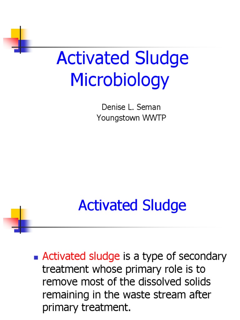 Activated Sludge Microbiology Seman | PDF | Sewage Treatment ...