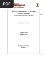 Design of An Ice Plant and Cold Storage Plant | PDF | Refrigeration | Ice