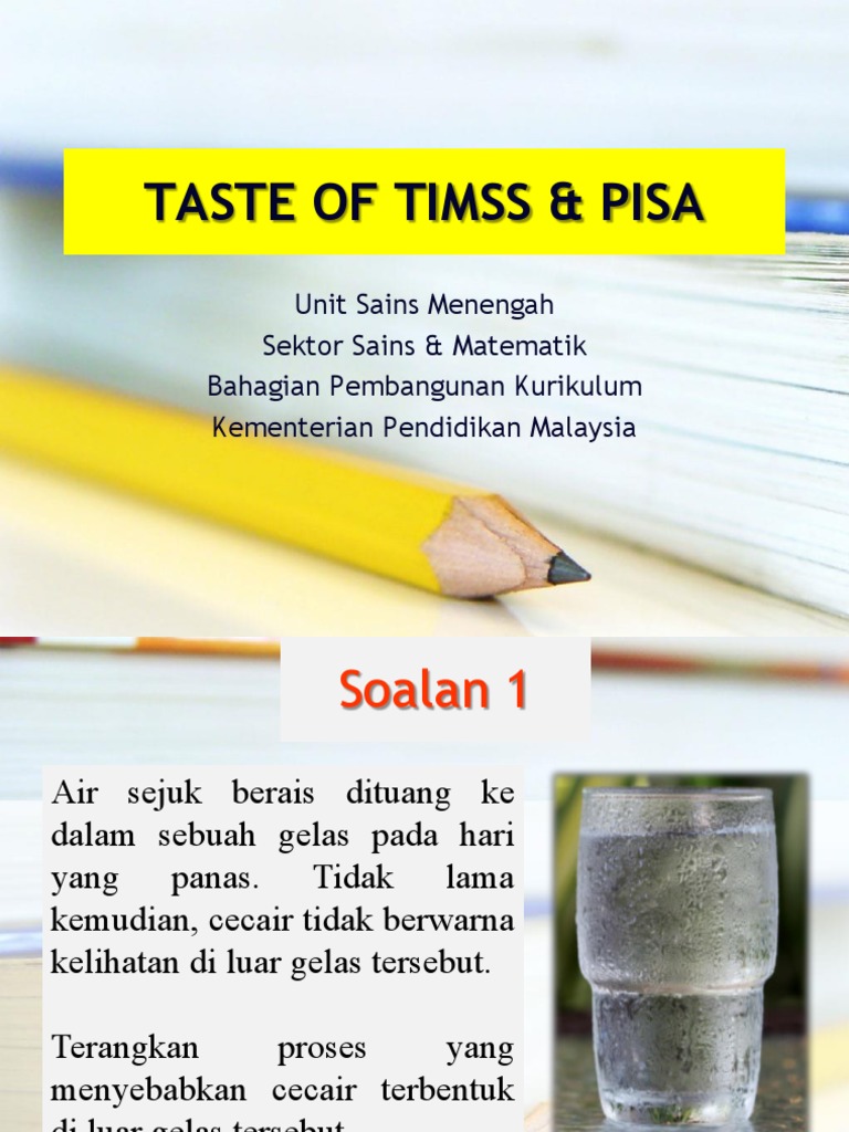 Taste of TIMSS and PISA | PDF