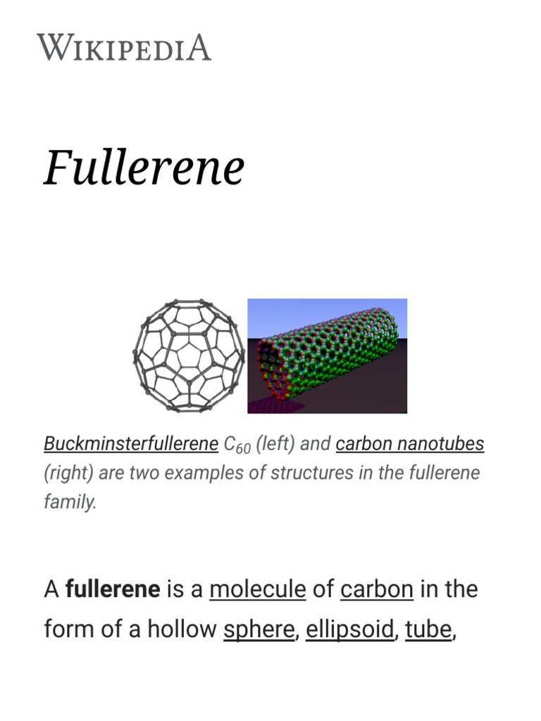 Fullerene | PDF | Fullerene | Materials